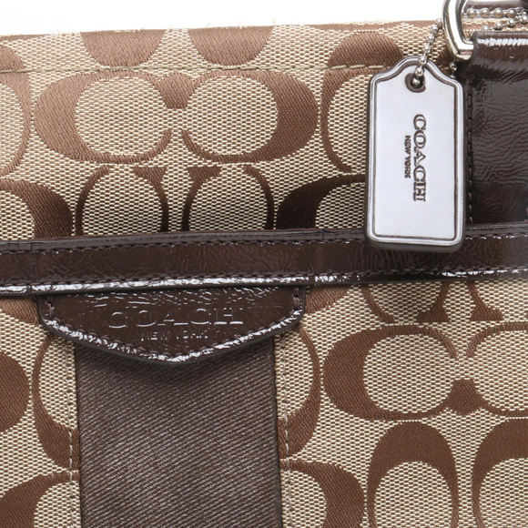 Coach | Bags | Coach Signature Stripe Tote Bag | Poshmark